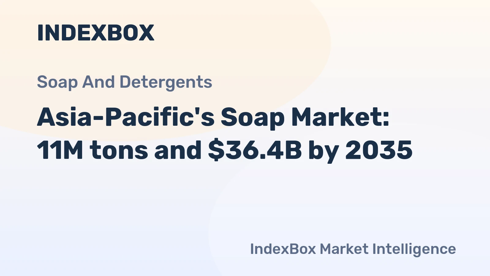 Asia-Pacific's Soap Market: 11M tons and $36.4B by 2035