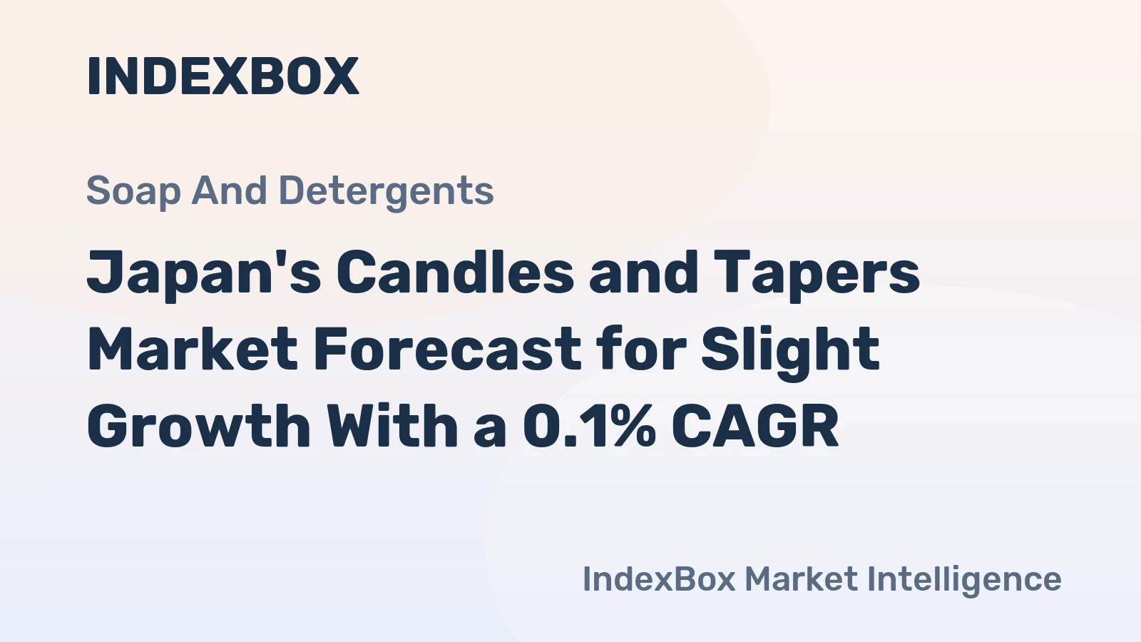 Japan's Candles and Tapers Market Forecast for Slight Growth With a 0.1% CAGR