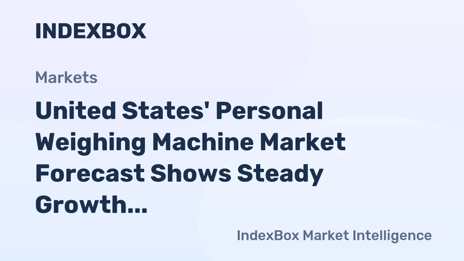 United States' Personal Weighing Machine Market Forecast Shows Steady Growth With 3.0% CAGR Through 2035