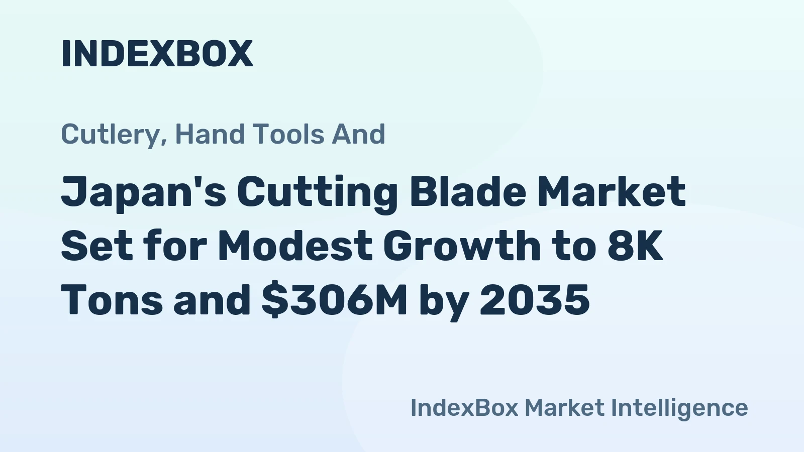 Japan's Cutting Blade Market Set for Modest Growth to 8K Tons and $306M by 2035