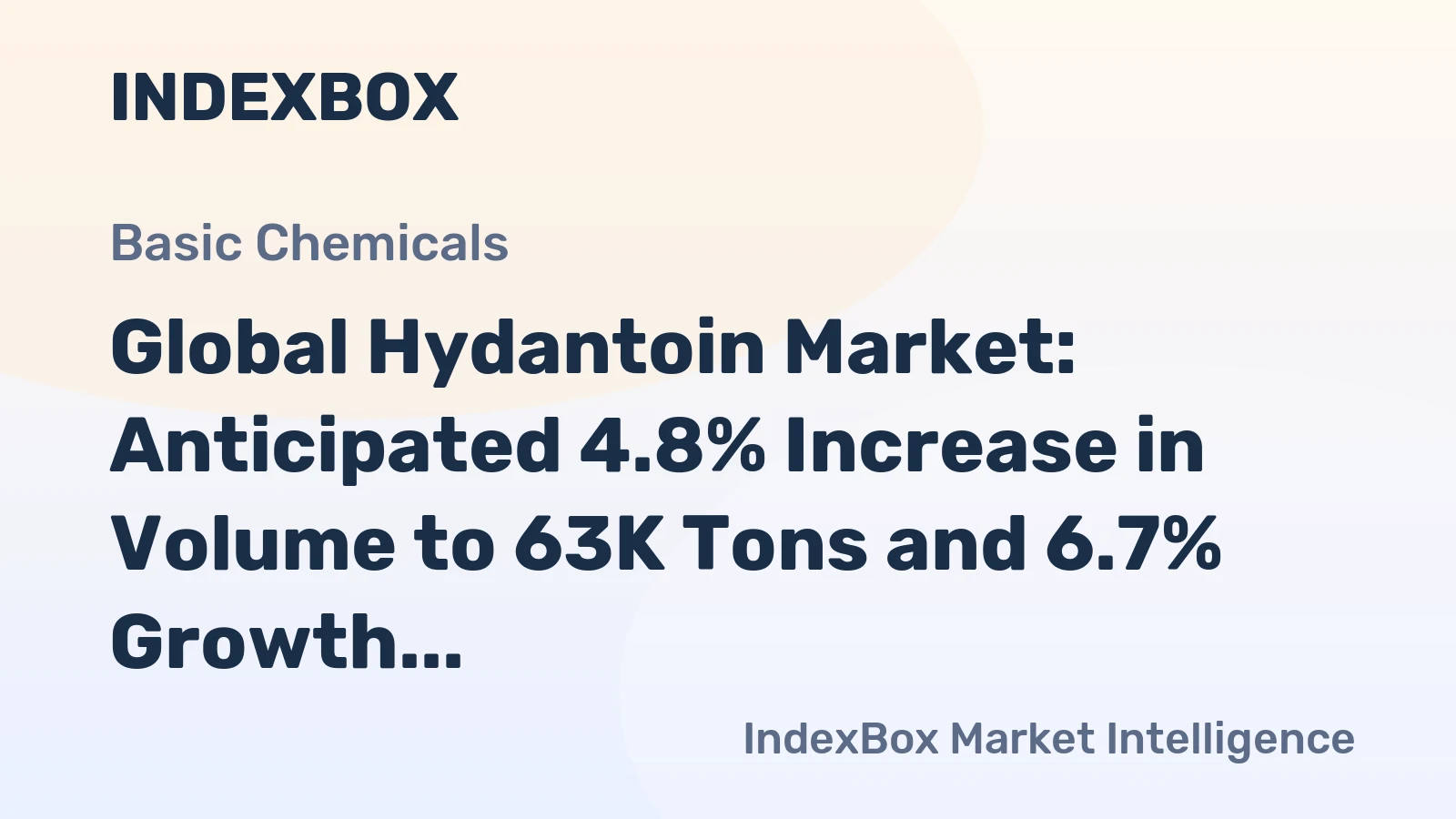 Global Hydantoin Market: Anticipated 4.8% Increase in Volume to 63K Tons and 6.7% Growth in Value to $345M by 2030