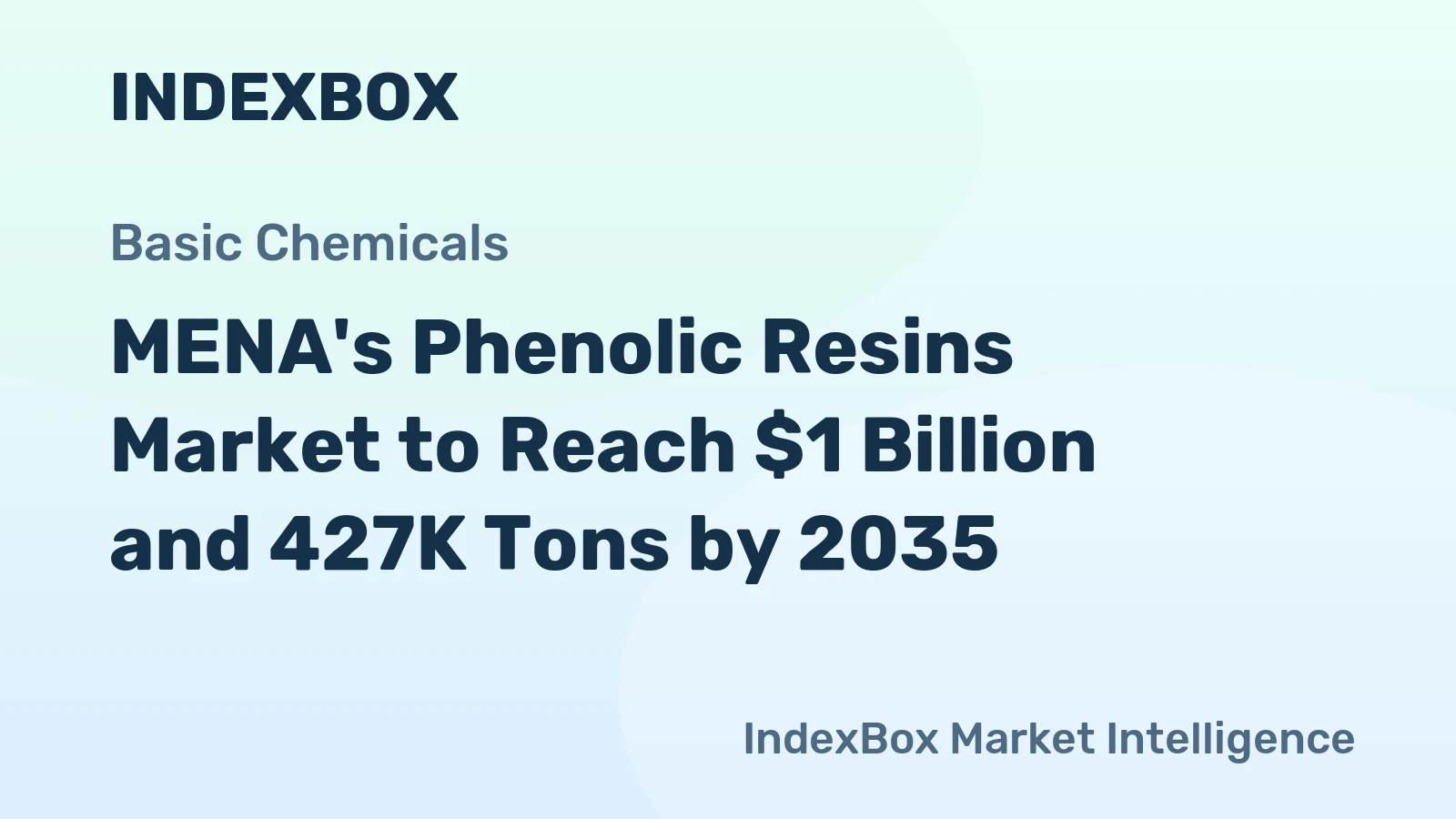 MENA's Phenolic Resins Market to Reach $1 Billion and 427K Tons by 2035