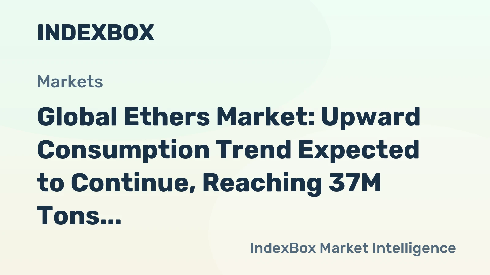 Global Ethers Market: Upward Consumption Trend Expected to Continue, Reaching 37M Tons by 2035 with a Value of $70.4B