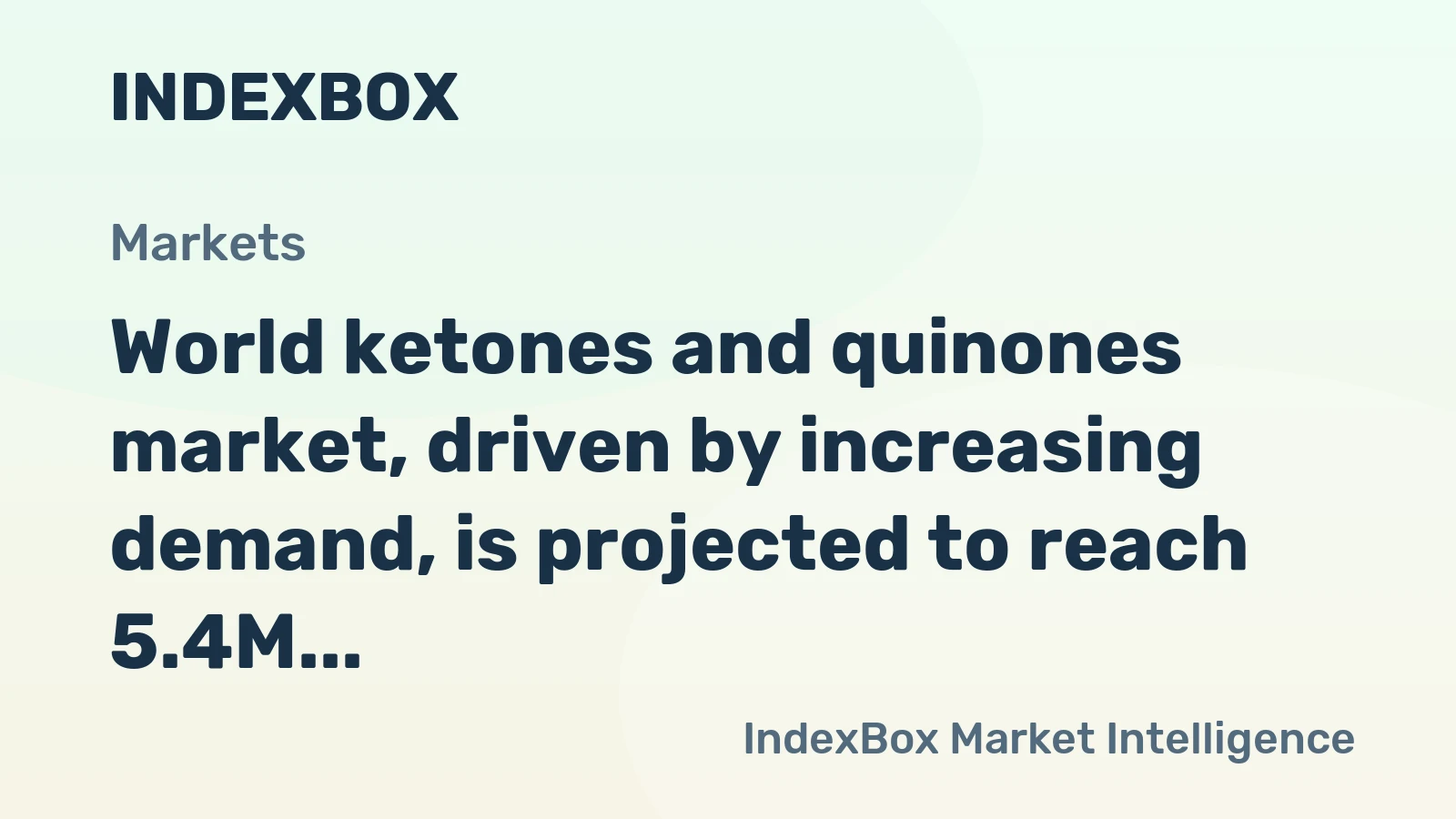 World ketones and quinones market, driven by increasing demand, is projected to reach 5.4M tons in volume and $14.6B in value by 2035.