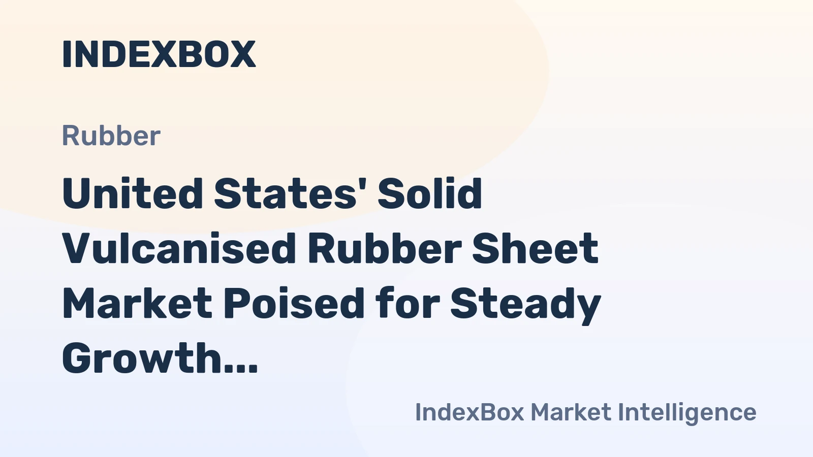 United States' Solid Vulcanised Rubber Sheet Market Poised for Steady Growth With 1.3% Volume CAGR Through 2035