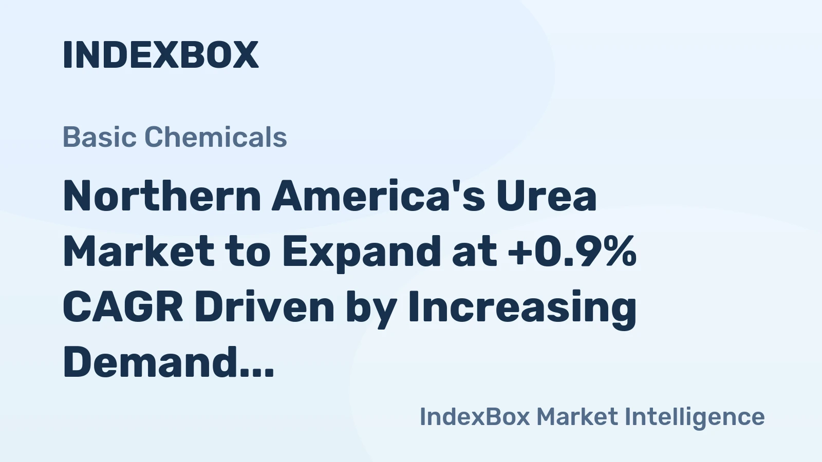 Northern America's Urea Market to Expand at +0.9% CAGR Driven by Increasing Demand