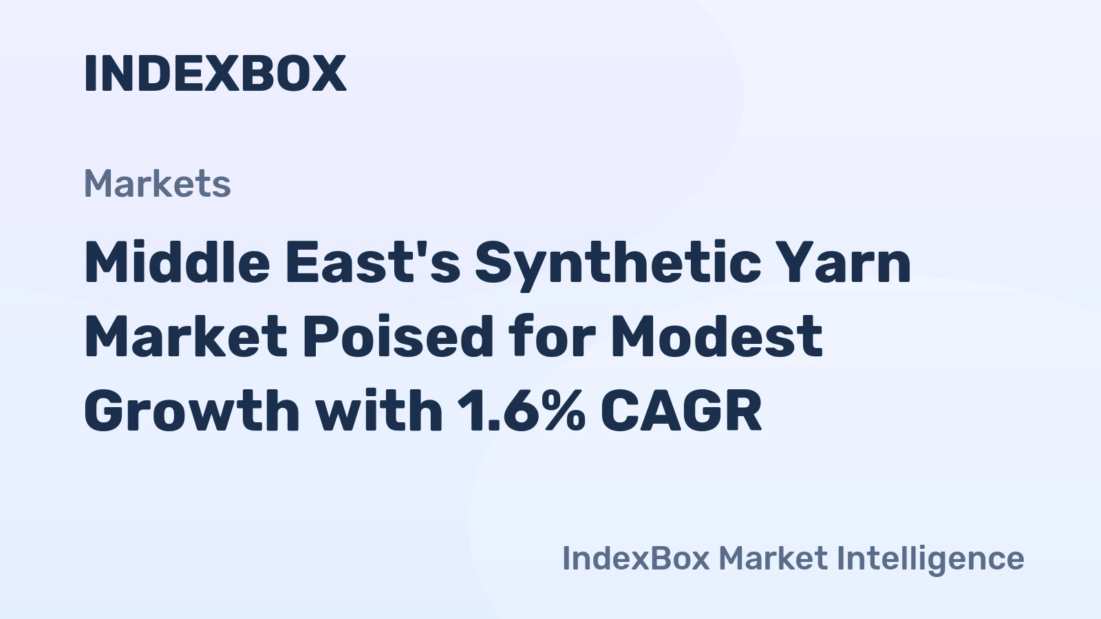Middle East's Synthetic Yarn Market Poised for Modest Growth with 1.6% CAGR