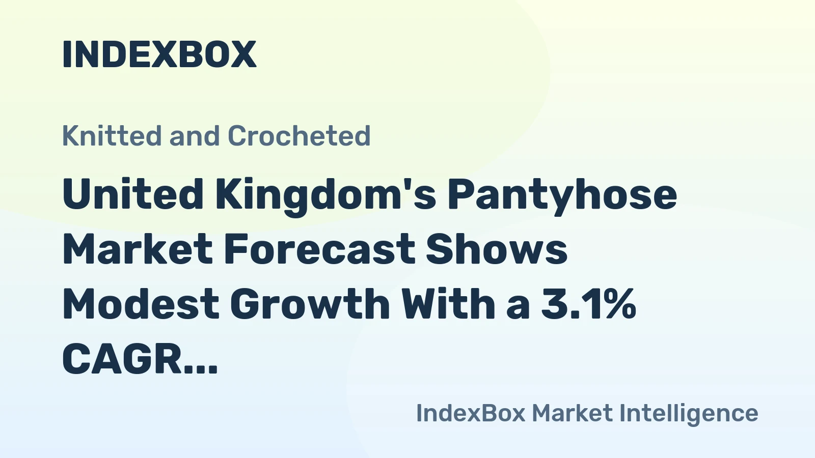 United Kingdom's Pantyhose Market Forecast Shows Modest Growth With a 3.1% CAGR in Value Through 2035