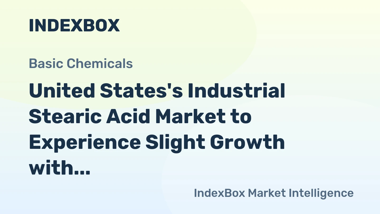 United States's Industrial Stearic Acid Market to Experience Slight Growth with CAGR of +0.4% from 2024 to 2035