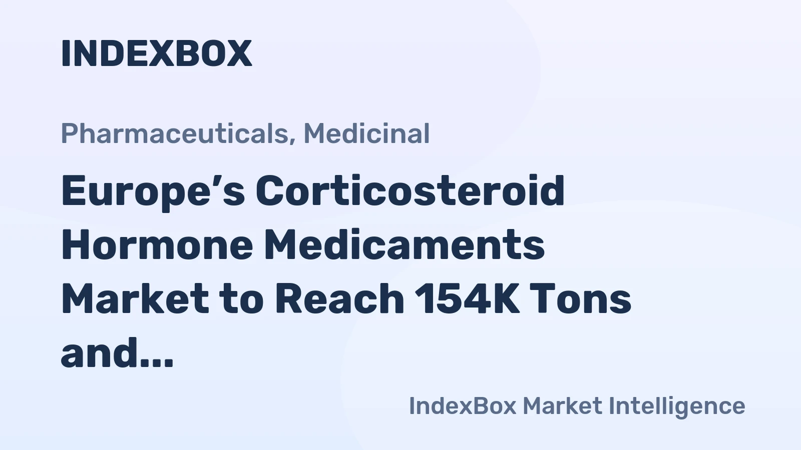 Europe’s Corticosteroid Hormone Medicaments Market to Reach 154K Tons and $55.8B by 2035