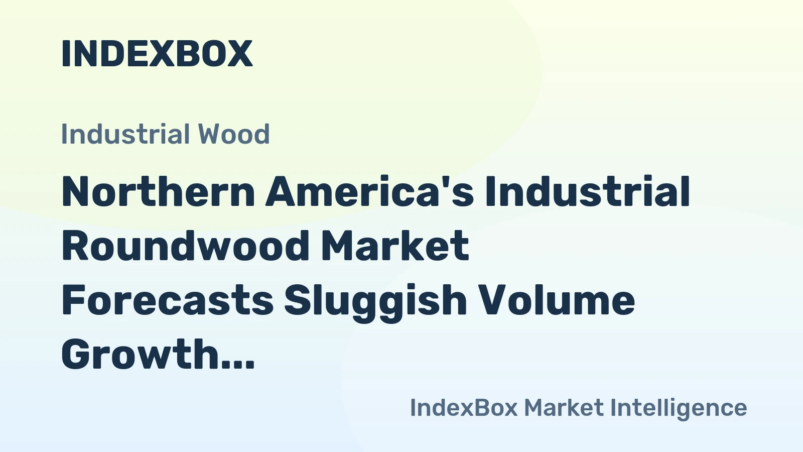 Northern America's Industrial Roundwood Market Forecasts Sluggish Volume Growth Amid Rising Value