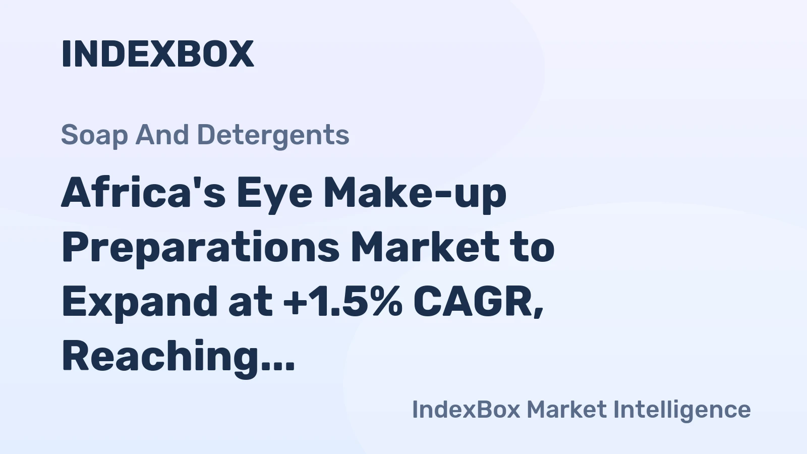 Africa's Eye Make-up Preparations Market to Expand at +1.5% CAGR, Reaching 17K Tons by 2035