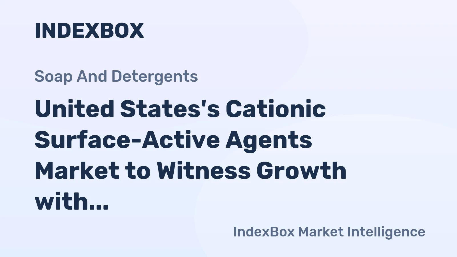 United States's Cationic Surface-Active Agents Market to Witness Growth with Market Volume Reaching 295K Tons and Market Value of $1.4B by 2035