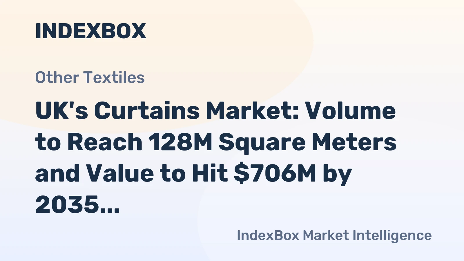 UK's Curtains Market: Volume to Reach 128M Square Meters and Value to Hit $706M by 2035