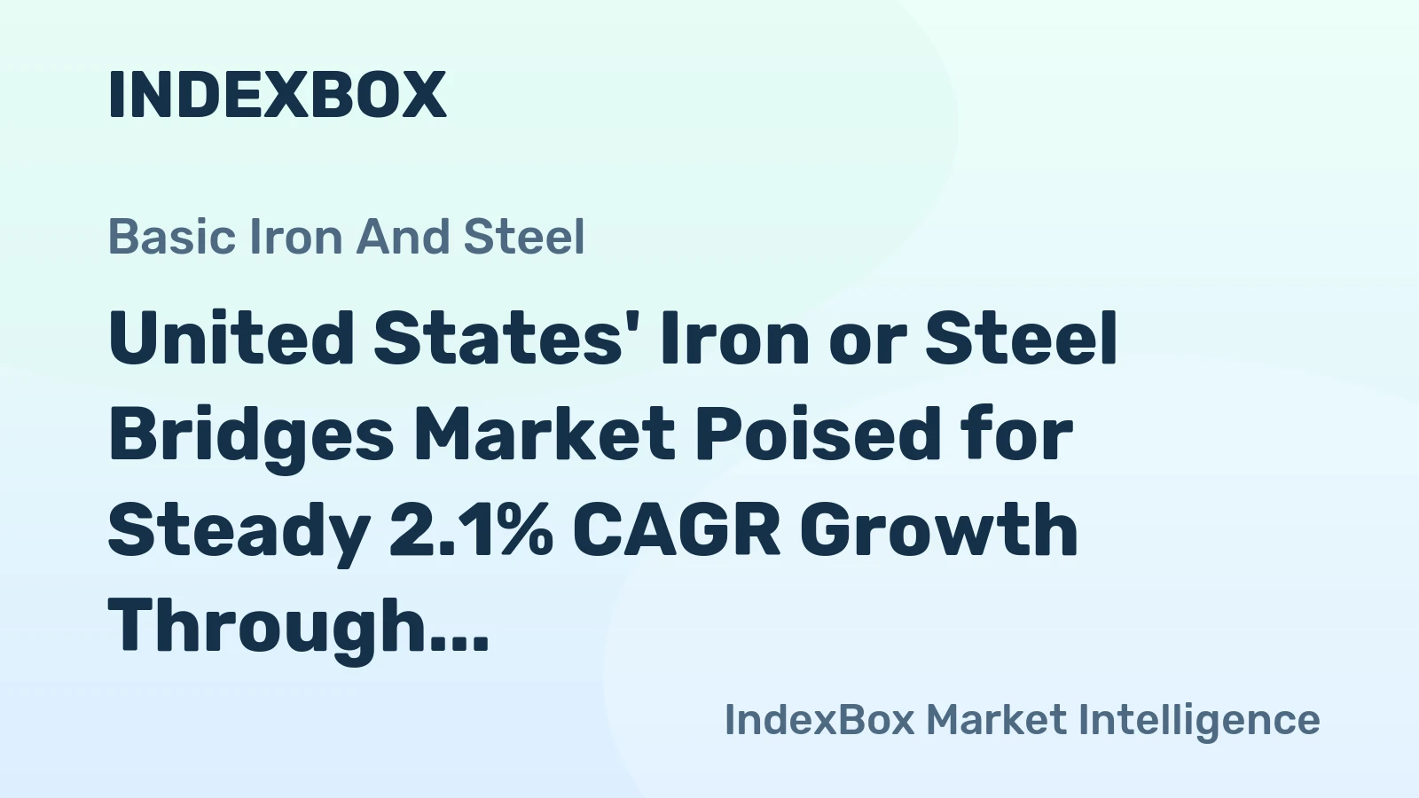 United States' Iron or Steel Bridges Market Poised for Steady 2.1% CAGR Growth Through 2035