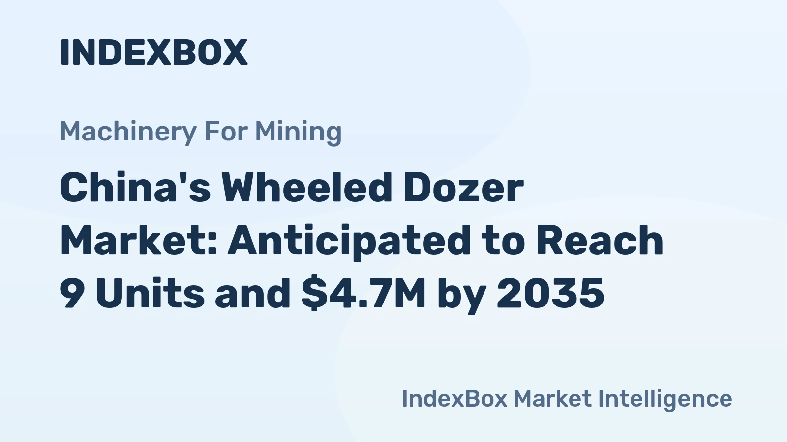 China's Wheeled Dozer Market: Anticipated to Reach 9 Units and $4.7M by 2035