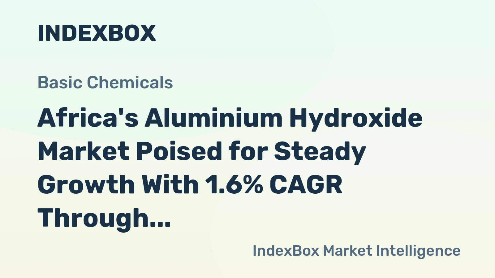Africa's Aluminium Hydroxide Market Poised for Steady Growth With 1.6% CAGR Through 2035