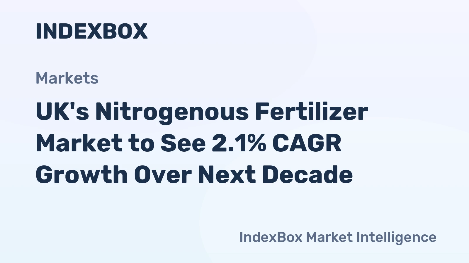 UK's Nitrogenous Fertilizer Market to See 2.1% CAGR Growth Over Next Decade