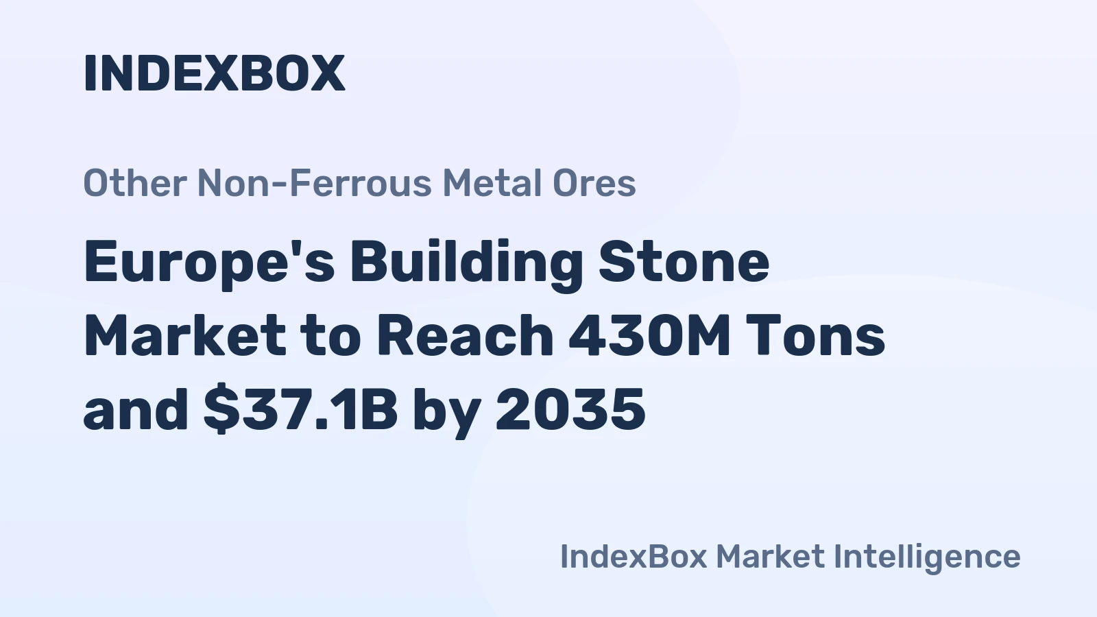 Europe's Building Stone Market to Reach 430M Tons and $37.1B by 2035