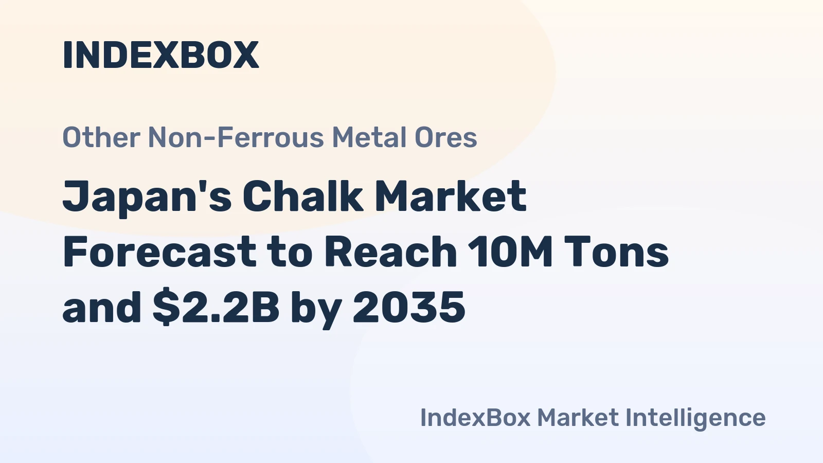 Japan's Chalk Market Forecast to Reach 10M Tons and $2.2B by 2035