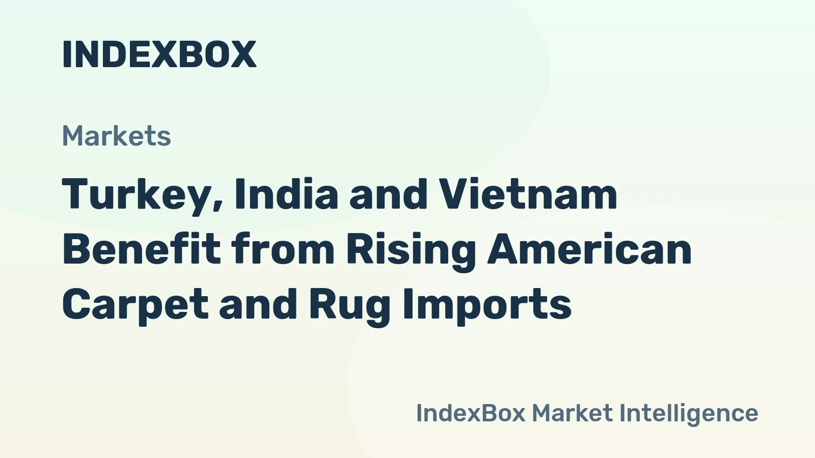 Turkey, India and Vietnam Benefit from Rising American Carpet and Rug Imports