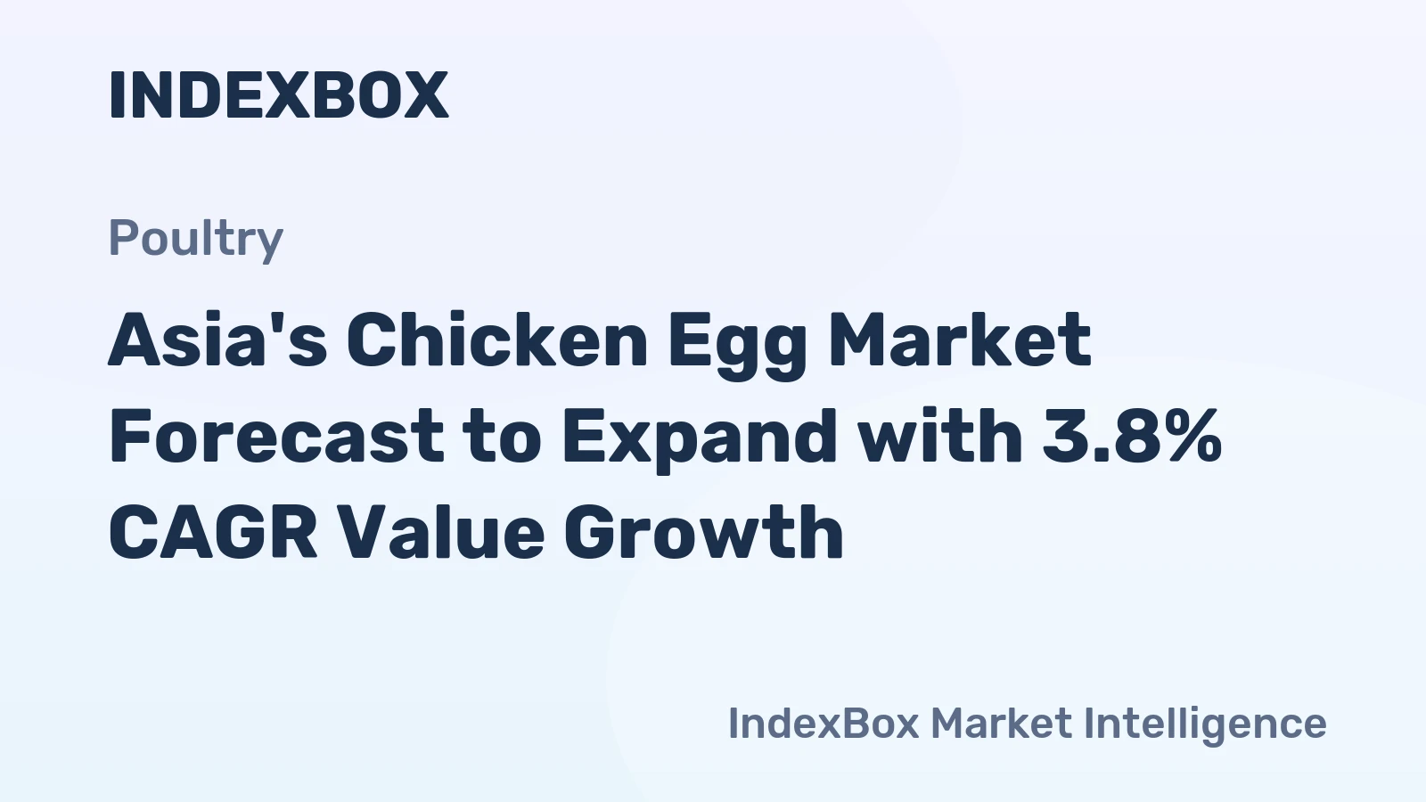 Asia's Chicken Egg Market Forecast to Expand with 3.8% CAGR Value Growth