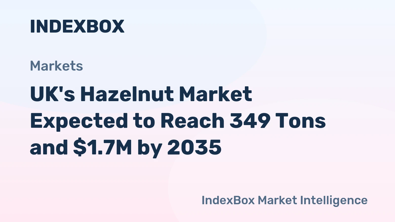 UK's Hazelnut Market Expected to Reach 349 Tons and $1.7M by 2035