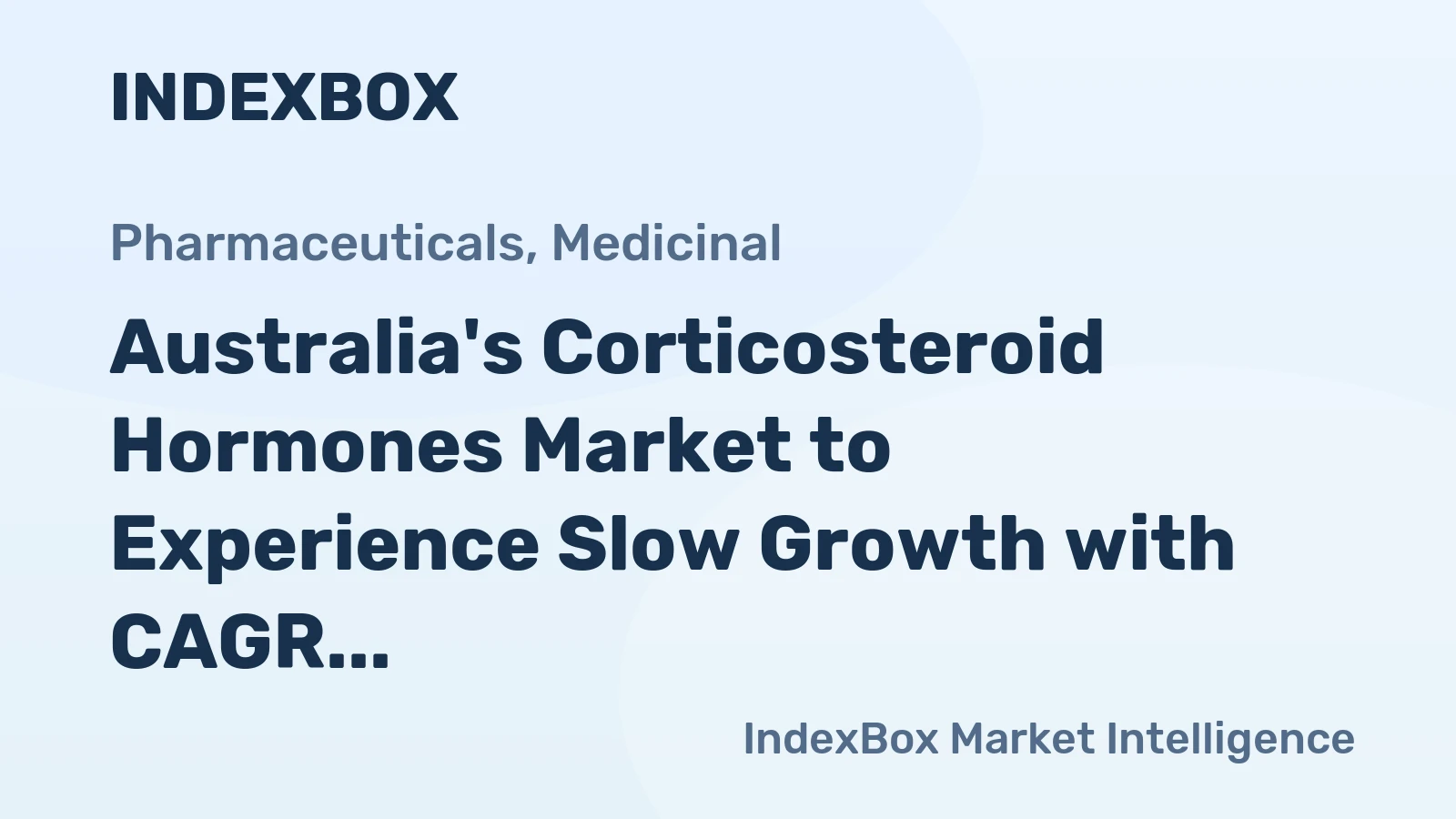 Australia's Corticosteroid Hormones Market to Experience Slow Growth with CAGR of +0.5% from 2024-2035