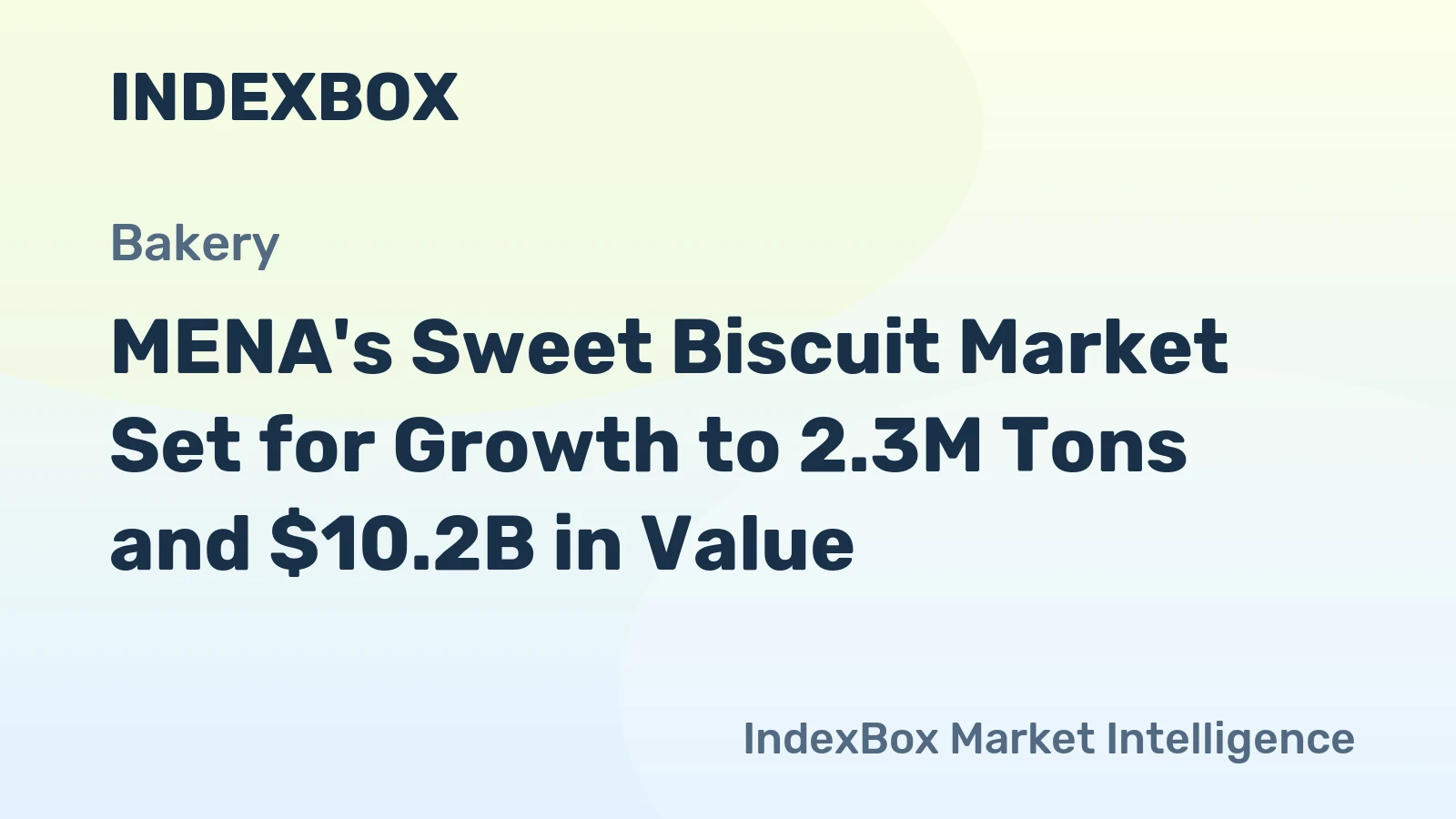MENA's Sweet Biscuit Market Set for Growth to 2.3M Tons and $10.2B in Value