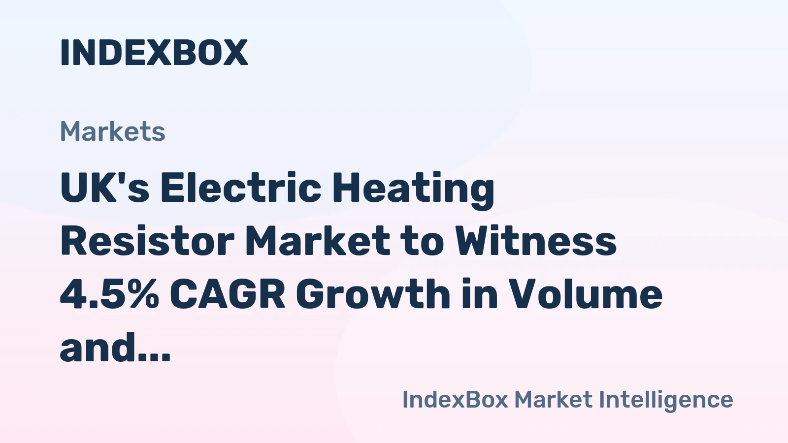 UK's Electric Heating Resistor Market to Witness 4.5% CAGR Growth in Volume and 6.0% CAGR Growth in Value from 2024 to 2035