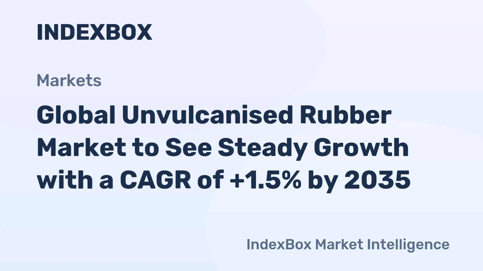 Global Unvulcanised Rubber Market to See Steady Growth with a CAGR of +1.5% by 2035