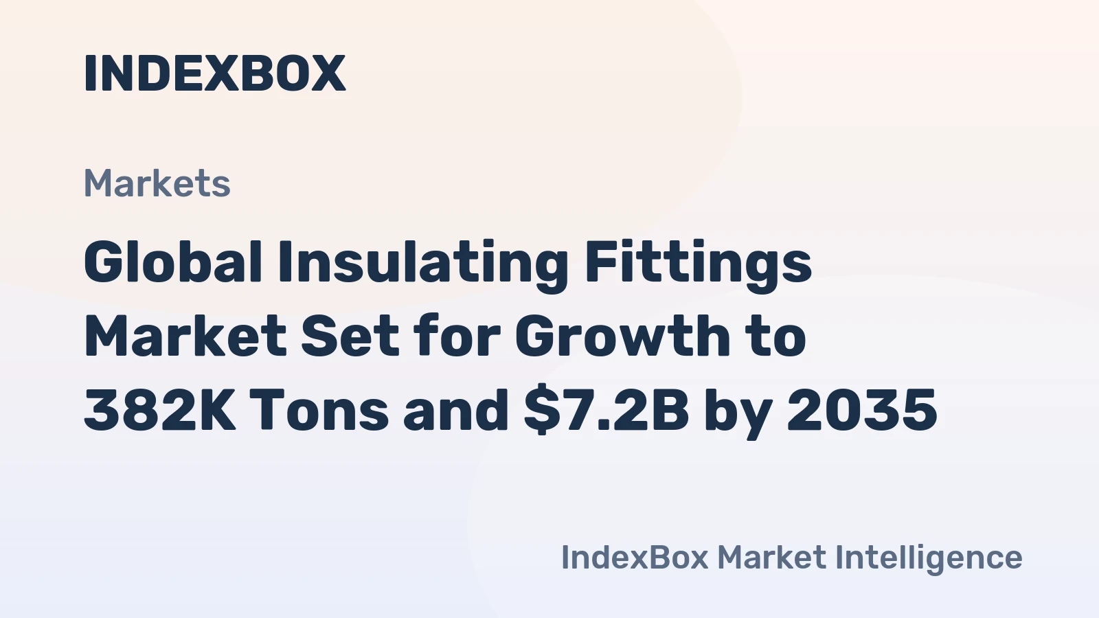 Global Insulating Fittings Market Set for Growth to 382K Tons and $7.2B by 2035