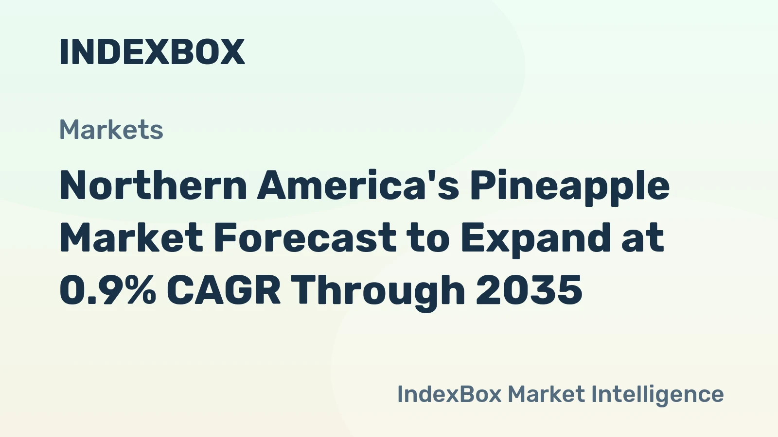 Northern America's Pineapple Market Forecast to Expand at 0.9% CAGR Through 2035