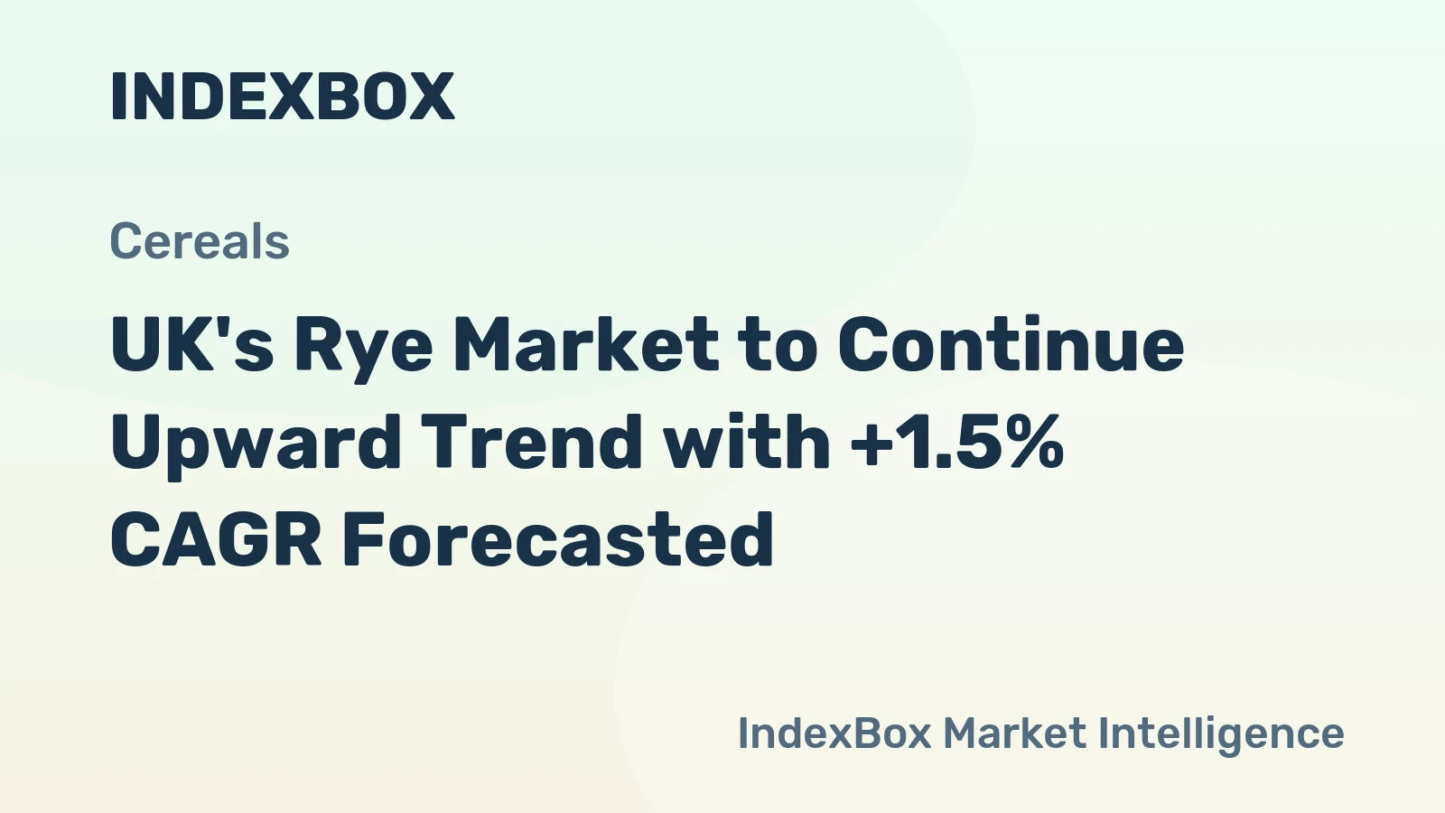 UK's Rye Market to Continue Upward Trend with +1.5% CAGR Forecasted