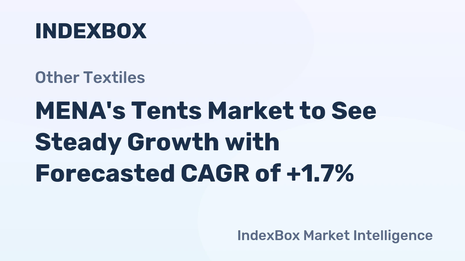 MENA's Tents Market to See Steady Growth with Forecasted CAGR of +1.7%