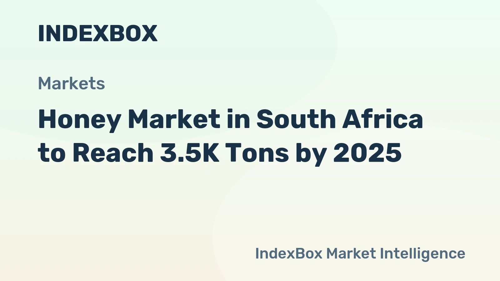 Honey Market in South Africa to Reach 3.5K Tons by 2025