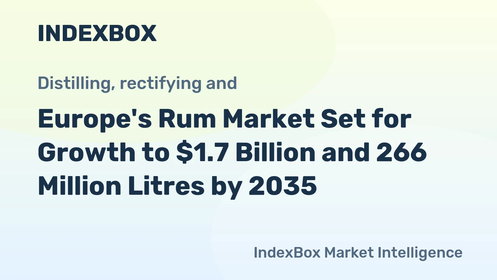 Europe's Rum Market Set for Growth to $1.7 Billion and 266 Million Litres by 2035