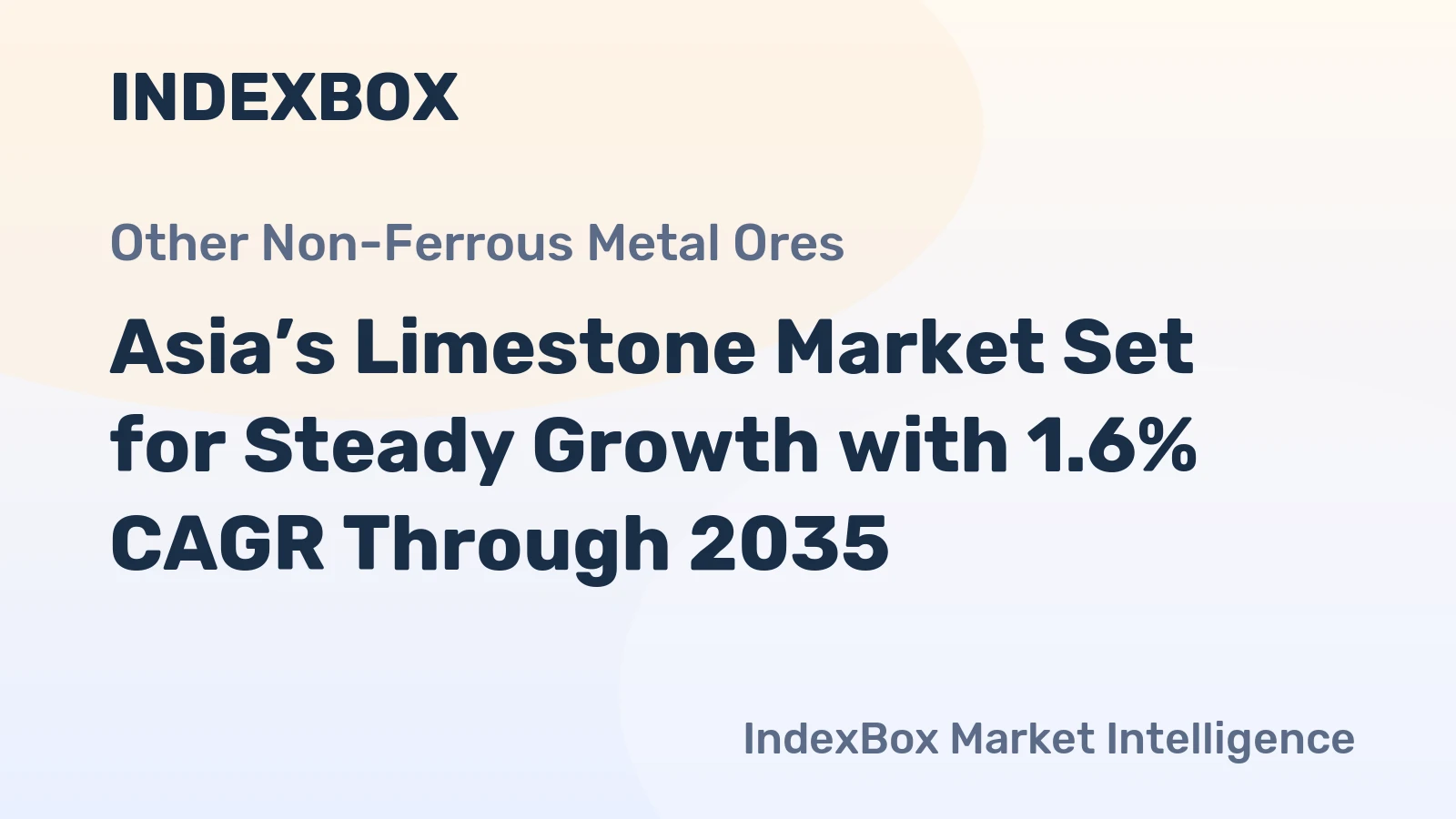 Asia’s Limestone Market Set for Steady Growth with 1.6% CAGR Through 2035