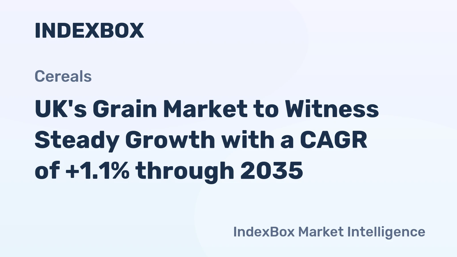 UK's Grain Market to Witness Steady Growth with a CAGR of +1.1% through 2035