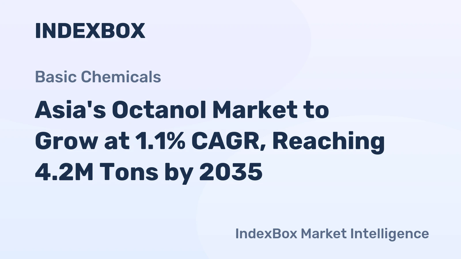 Asia's Octanol Market to Grow at 1.1% CAGR, Reaching 4.2M Tons by 2035