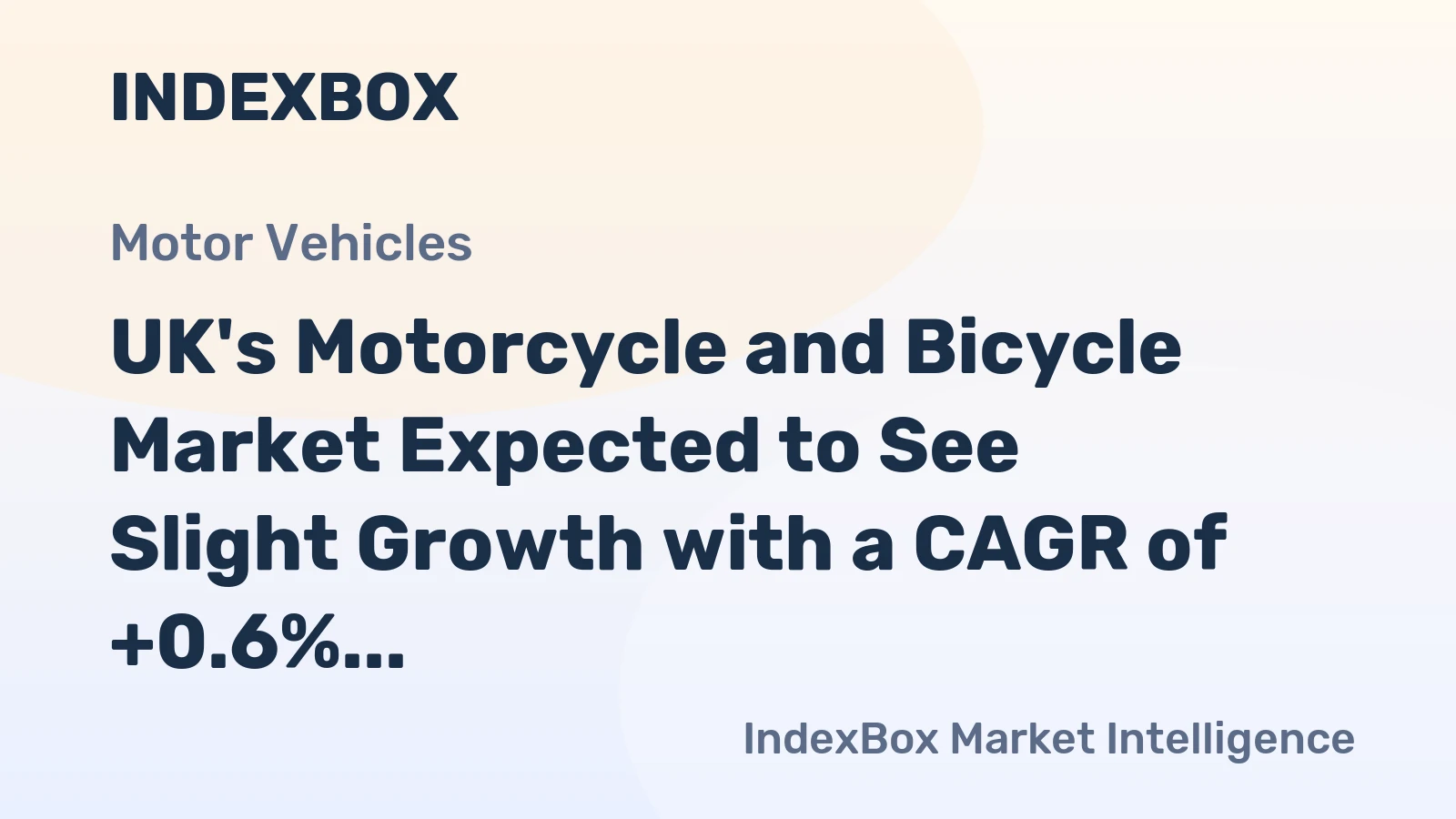 UK's Motorcycle and Bicycle Market Expected to See Slight Growth with a CAGR of +0.6% over the Next Decade