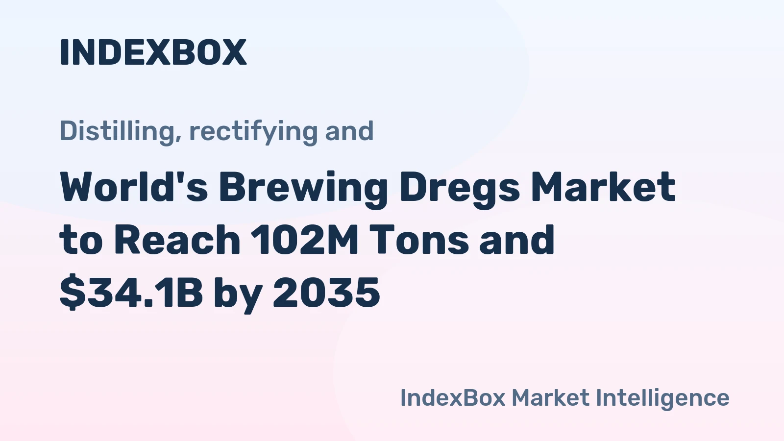 World's Brewing Dregs Market to Reach 102M Tons and $34.1B by 2035