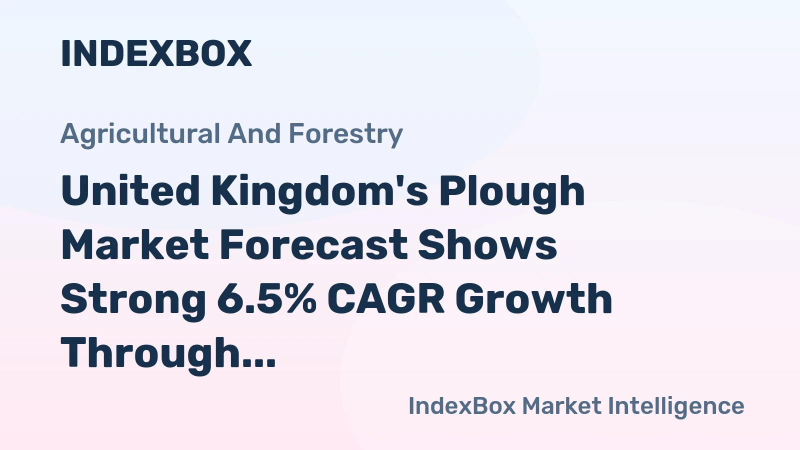 United Kingdom's Plough Market Forecast Shows Strong 6.5% CAGR Growth Through 2035