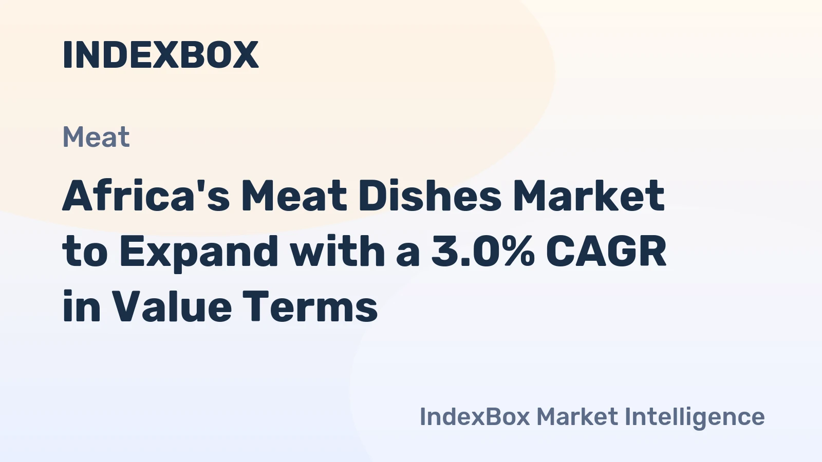 Africa's Meat Dishes Market to Expand with a 3.0% CAGR in Value Terms