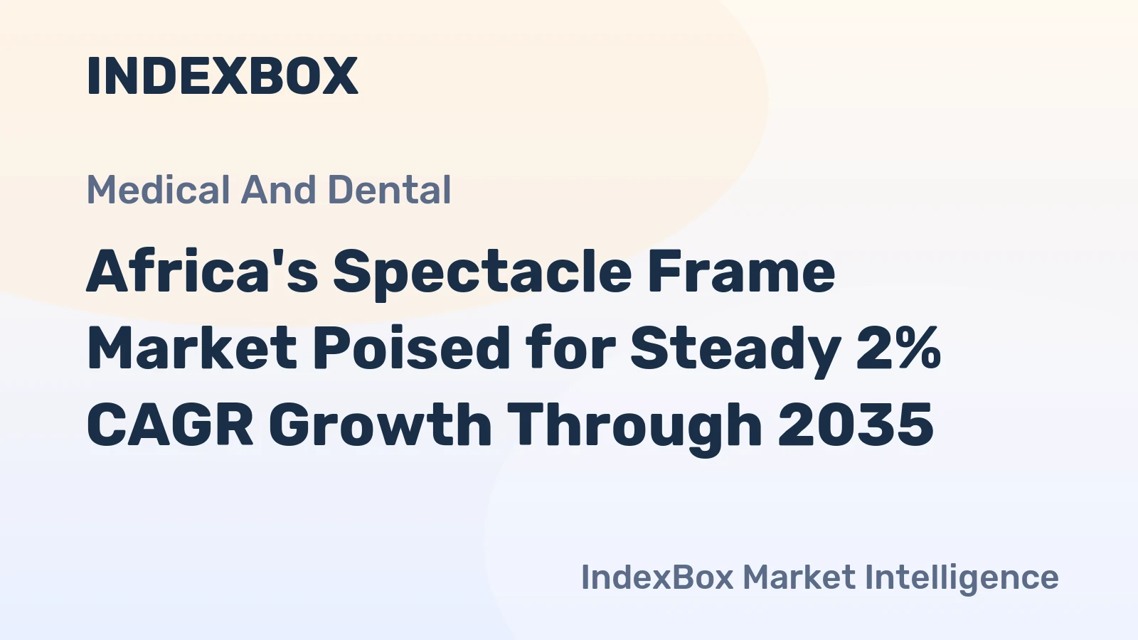 Africa's Spectacle Frame Market Poised for Steady 2% CAGR Growth Through 2035