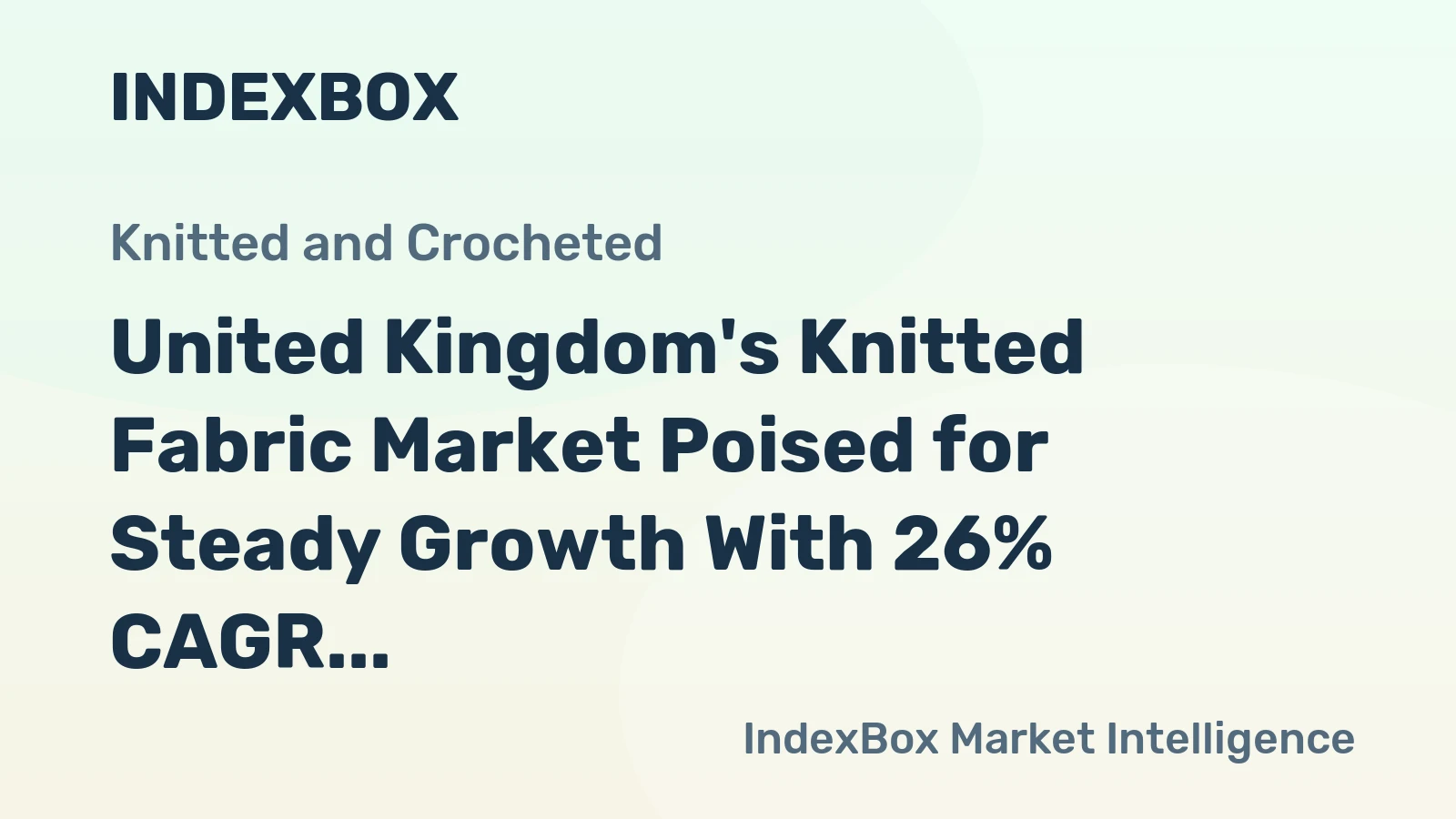 United Kingdom's Knitted Fabric Market Poised for Steady Growth With 26% CAGR Through 2035