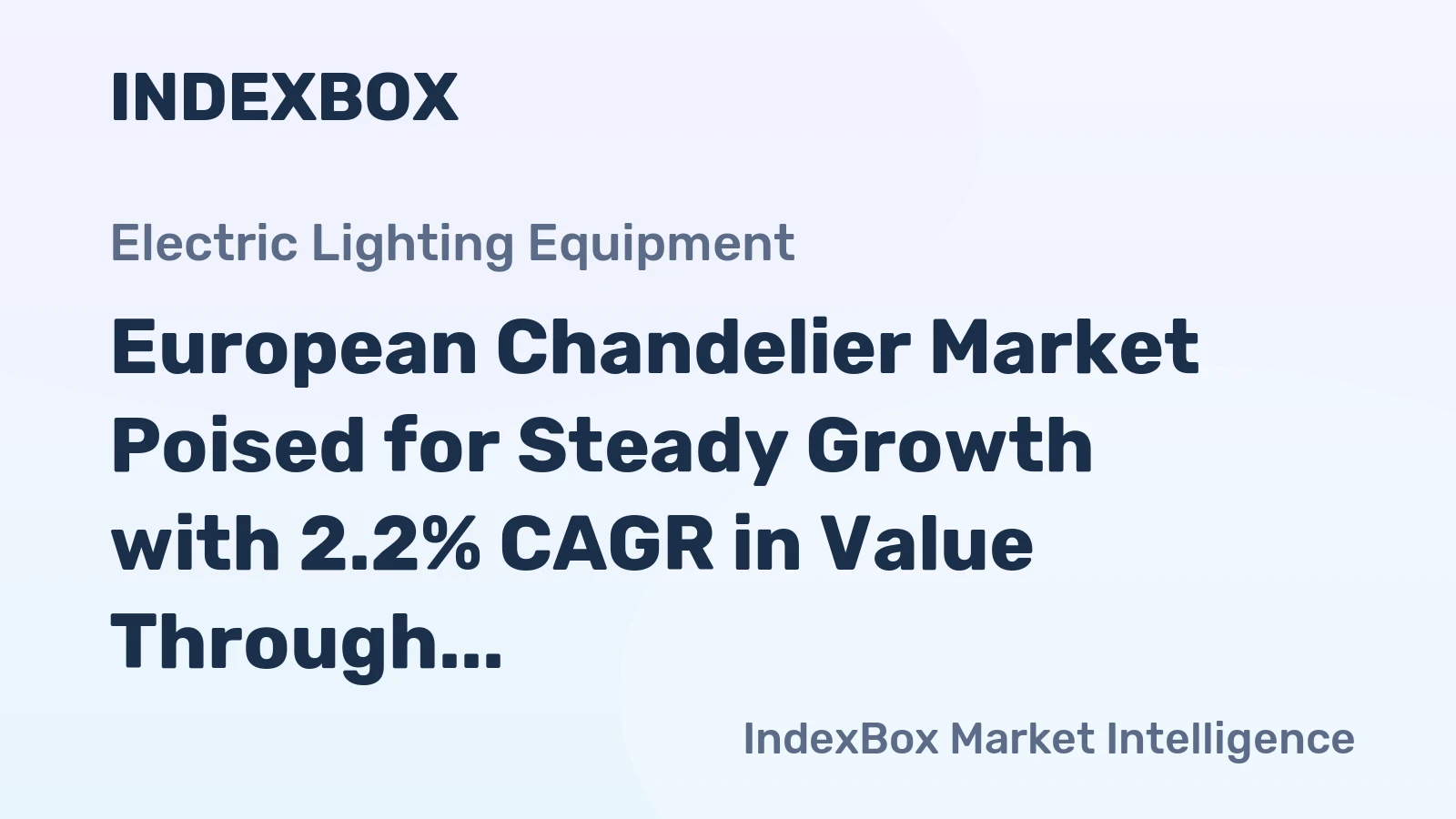 European Chandelier Market Poised for Steady Growth with 2.2% CAGR in Value Through 2035