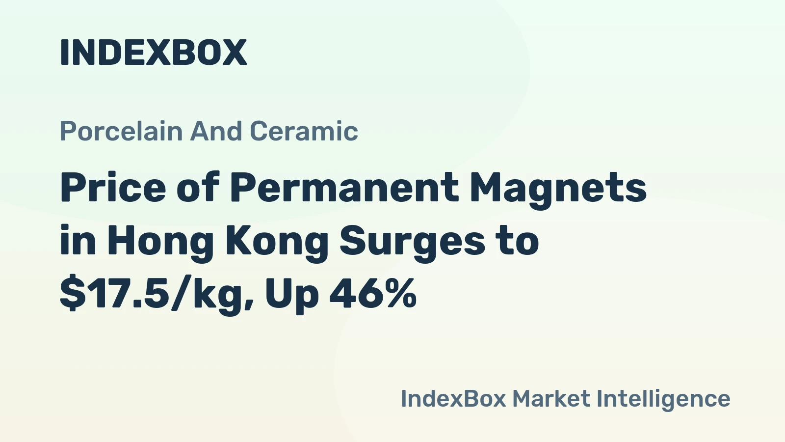 Price of Permanent Magnets in Hong Kong Surges to $17.5/kg, Up 46%