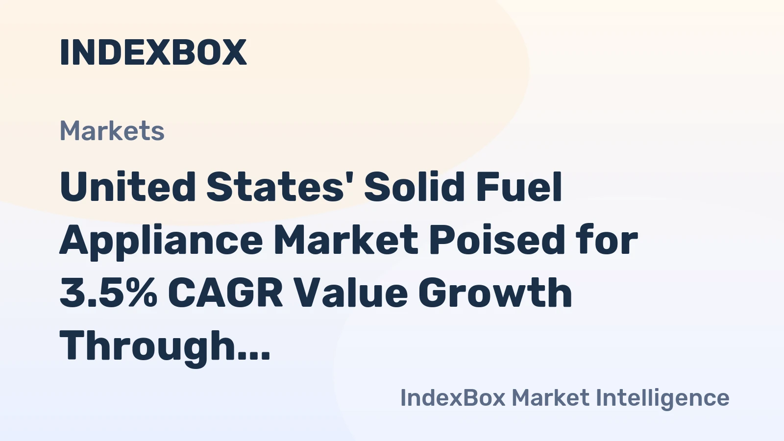 United States' Solid Fuel Appliance Market Poised for 3.5% CAGR Value Growth Through 2035