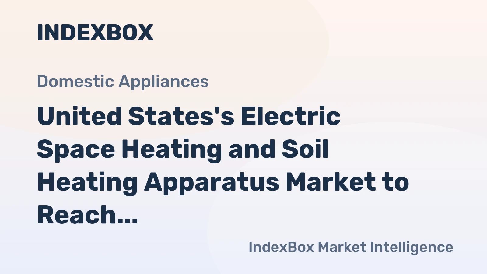 United States's Electric Space Heating and Soil Heating Apparatus Market to Reach $4B by 2035 with +2.7% CAGR